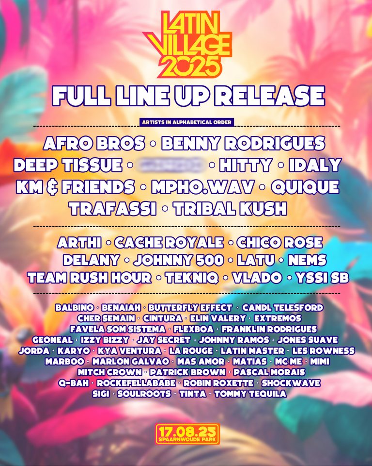 Full Line-up announcement for LatinVillage Festival 2025 ...