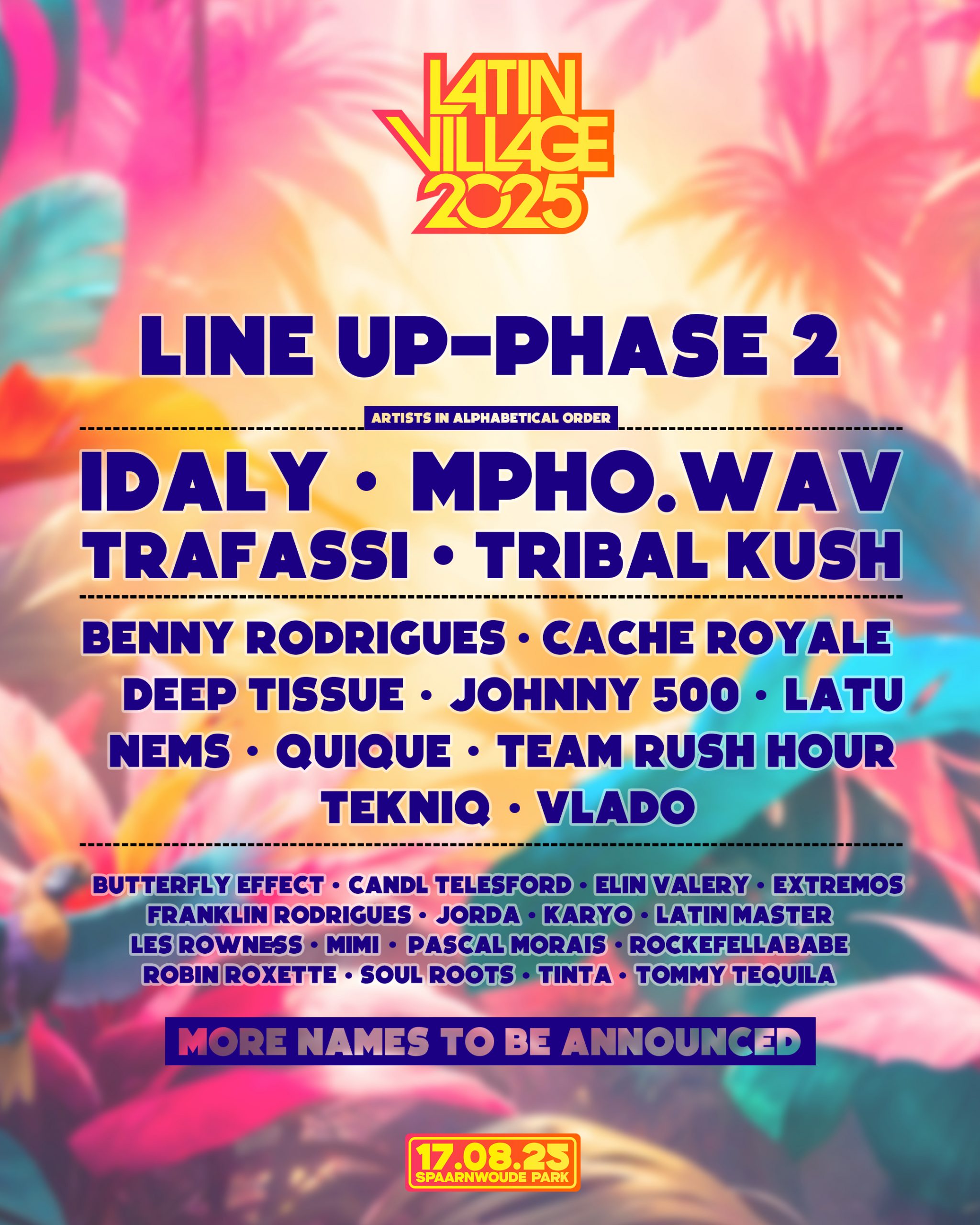 Phase 2 Line-up Announcement for LatinVillage Festival 2025 ...